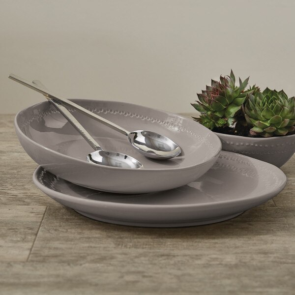 Peyton Serving Platter - Stone | Park Designs